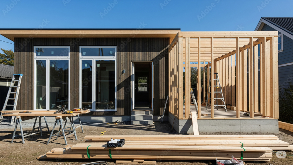 ECOPLUS STRUCTURE - Extension et Surélévation de Maison en ossature bois