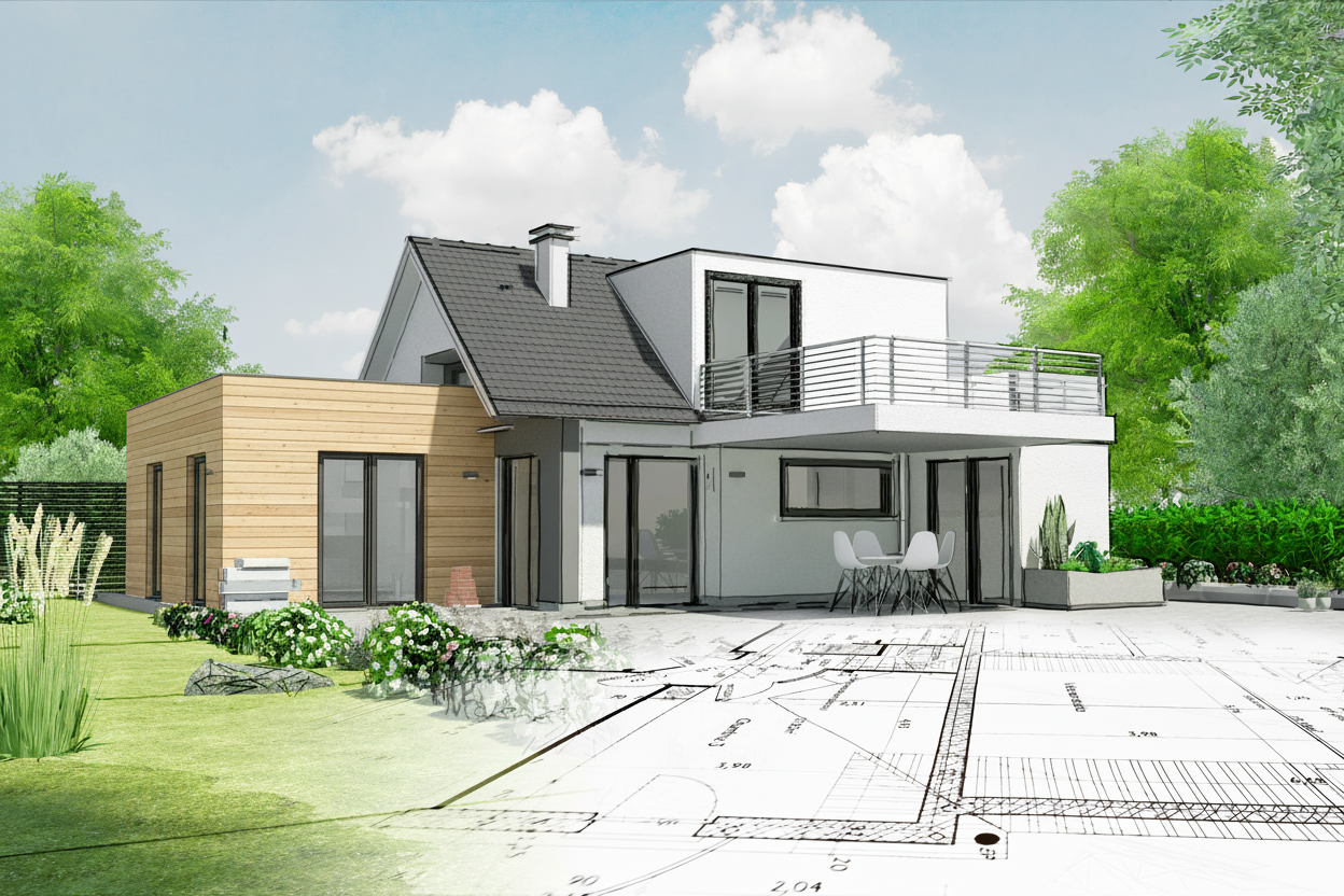 ECOPLUS STRUCTURE - Extension et Surélévation de Maison en ossature bois